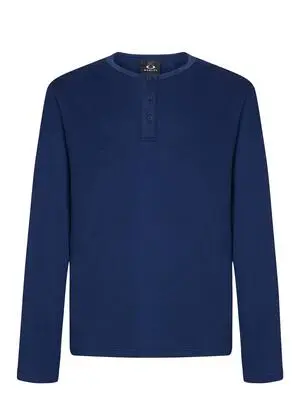 Oakley Waffle Ls Tee - Navy