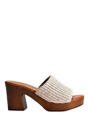 Cordani Cordani Wayl Wood-Bottom Heels Beige
