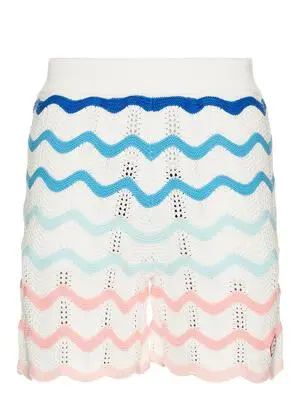 Casablanca Casablanca Wave Knit Shorts Multi