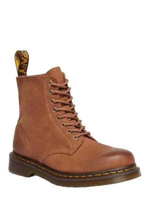 Dr. Martens 1460 Pascal Tumbled Nubuck Boots - Brown
