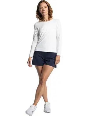 AVI Rally Pickleball Long Sleeve - White Lotus