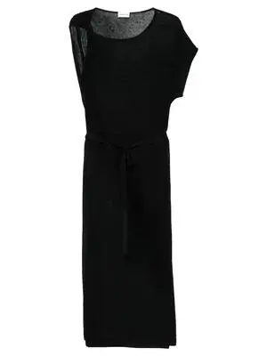 P.a.r.o.s.h Twist-detail Maxi Dress - Black