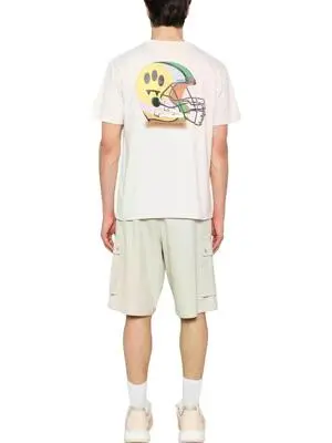 BARROW Graphic-print T-shirt - Neutrals