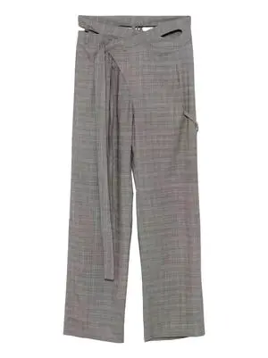 Ottolinger Checked Trousers - Grey