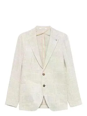 Tagliatore Brooch-detail Blazer - Neutrals