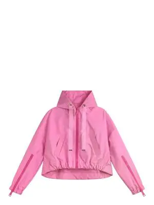 Khrisjoy Zip-up Hooded Jacket - Pink