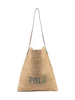 POLO RALPH LAUREN Polo Ralph Lauren Raffia Shoulder Bag