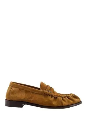 SAINT LAURENT Le Supple Penny-Detail Loafers