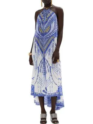 CAMILLA CAMILLA Gather Neck Hardware Maxi Dress