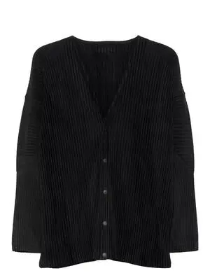 Issey Miyake Pleated Jacket - Black