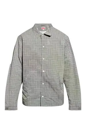 Kenzo Weave Shirt Jacket - Grey