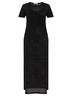 LEMAIRE LEMAIRE Side-slits Maxi Dress Black