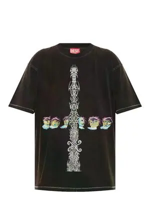 DIESEL T-boxt-r4 T-shirt - Black