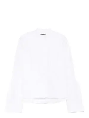 JIL SANDER Organic-cotton Poplin Shirt - White
