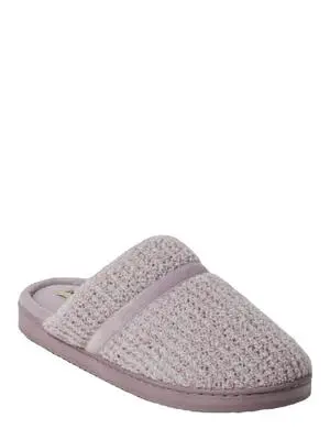 DEARFOAMS Serena Marled Chenille Scuff Slipper - Frosted Plum