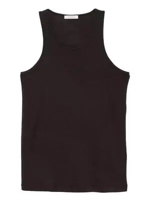 LEMAIRE Cotton Tank Top - Black