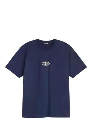 BARROW Text-print T-shirt - Blue