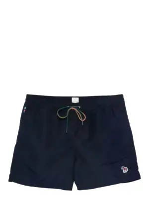 Paul Smith Zebra-motif Swim Shorts - Blue