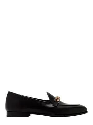 Magnanni Leather Loafers - Black