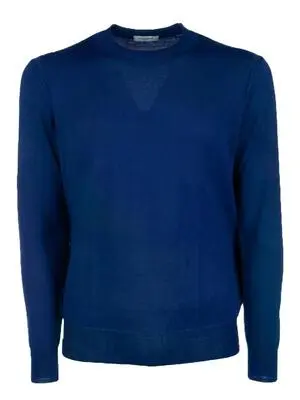 PAOLO PECORA Crew Neck Pullover - Blue