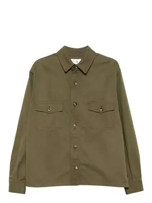 Saint Laurent Cotton Shirt Jacket - Green