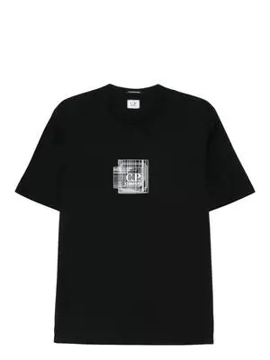 C.P. COMPANY Mercerized Jersey T-shirt - Black