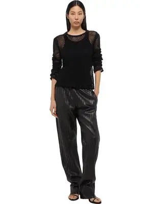 HELMUT LANG Helmut Lang Mesh Top With Seatbelt Detail