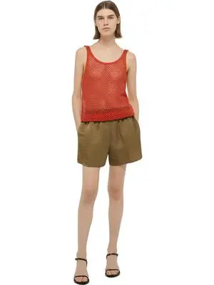 Helmut Lang Mesh Seatbelt Tank - Safety Orange
