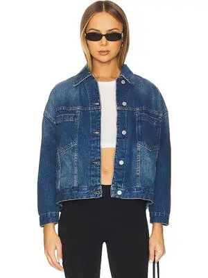 Free People X We The Free Opal Swing Denim Jacket - Blue