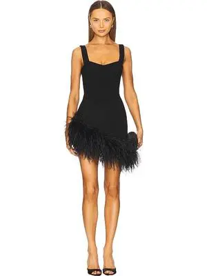 SANTA BRANDS Swan Mini Dress - Black