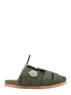 Moncler Pocket Slippers - Green