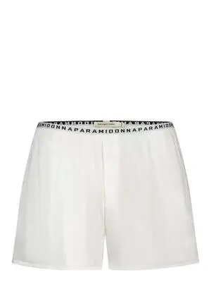 PARAMIDONNA Tessa Beach Shorts - White