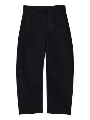 LEMAIRE Belted Trousers - Black