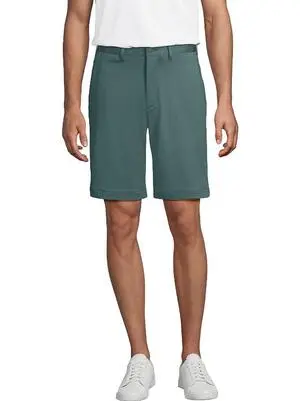 LANDS' END Lands' End Traditional Fit 9" Flex Performance Golf Shorts Tourmaline