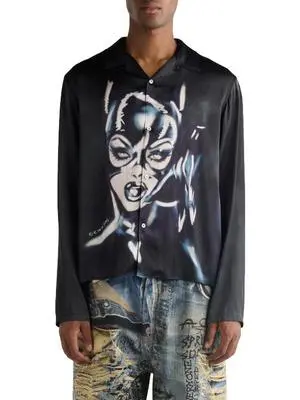 ACNE STUDIOS Dc Comics™ Catwoman Button-up Shirt