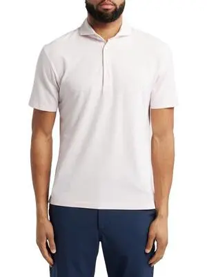 Johnnie-o Idris Top Shelf Heathered Polo Rose