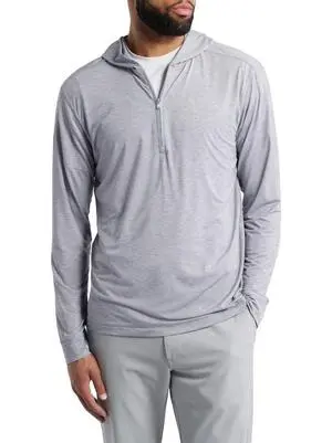 Johnnie-o Welsey Performance Half Zip Hoodie - Seal
