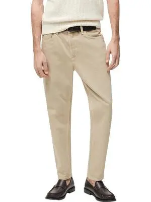 Mango MANGO Ben Tapered Jeans Beige