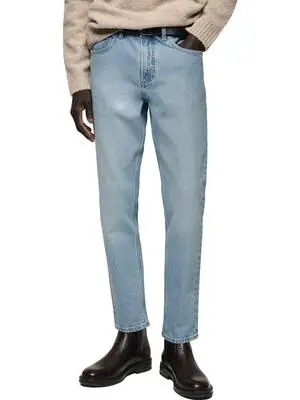 Mango MANGO Ben Tapered Jeans Light Blue