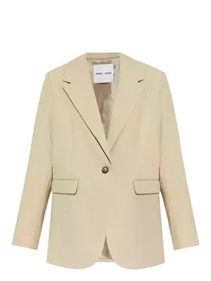 SAMSOE SAMSOE Oversized Blazer - Neutrals