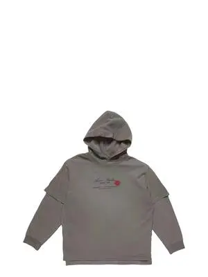 Acne Studios Double Layer Hoodie - Grey