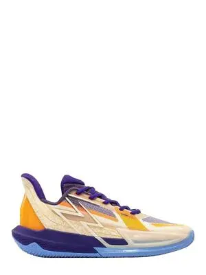 361 DEGREES Big3 4.0 Quick Liangzhu Sneakers - Beige/purple/gold