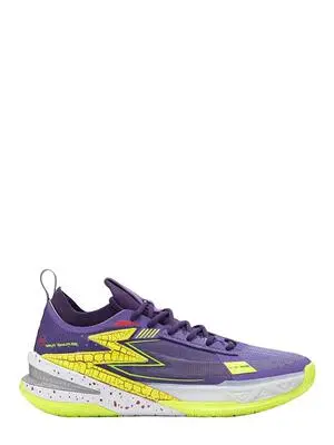 361 DEGREES Big3 5.0 Pro Jokerin Athletic Sneakers - Purple/lime