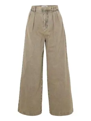 Loewe Bleached Wide-leg Jeans - Neutrals
