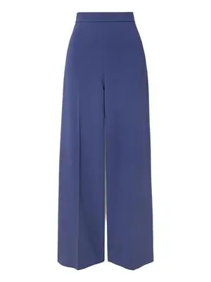 JOSEPH Alane Pleated Cady Wide-leg Pants - Blue