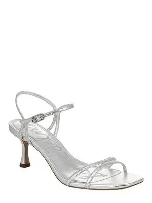 Sam Edelman Presley Strappy Sandal - Soft Silver
