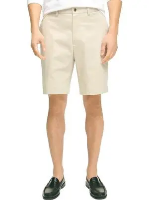 Brooks Brothers Advantage Wrinkle Resistant Stretch Chino Shorts - Stone