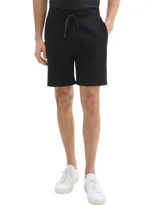 Theory Knit Drawstring Shorts - Black