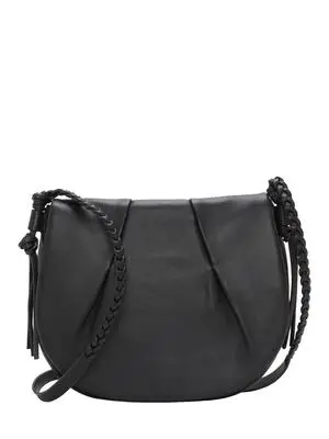 Vince Camuto Vince Camuto Espen Leather Saddle Bag Black