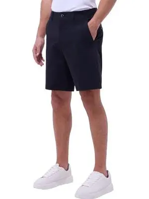 Bugatchi Theo Chino Bermuda Shorts - Black